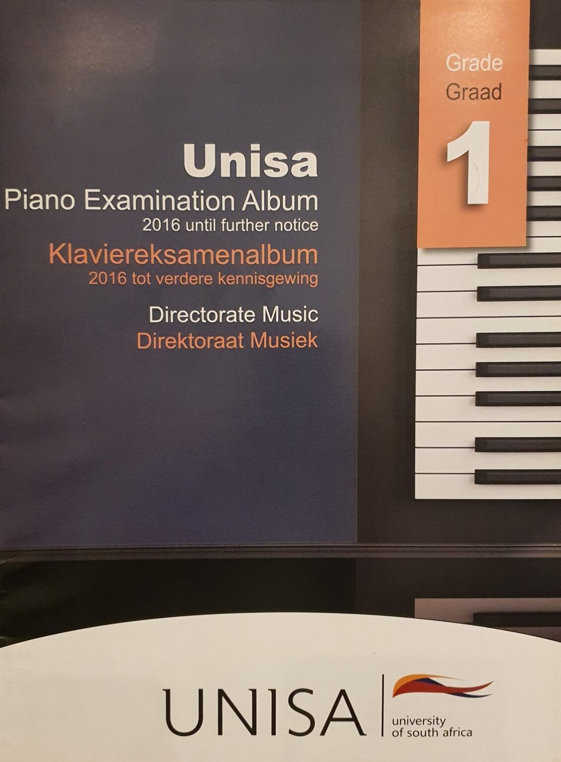 Unisa Piano Examination Album – Grade 1 – Vivo Music